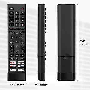 TOPKIND Upgraded ERF3J80H Replacement Smart TV Remote Fit for Hisense 4K UHD Android Smart TV 75A6G 70A6G 65A6G 60A6G 55A6G 50A6G 43A6G 55U68G 65U68G 55U6G 50U6G 65U6G 75U6G 50U68G 75U68G