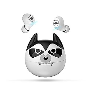 Instiwitt Cartoon Animation Game Wireless Earbuds, Bluetooth 5.1 Wireless Headset with Cute Wireless Charging Case Waterproof Stereo Headphones Noise Reduction in-Ear Built in Mic Sports Earphones