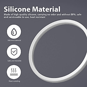Ullnosoo Gasket Replacement for Hydro Flask Wide Mouth Flip Lid Cap, 6 PCS Silicone O Ring Leak Proof Seal for Hydroflask 2 inch with Tweezers, Easy to Install