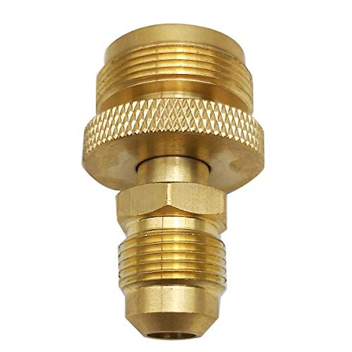 MENSI Portable Camping Grill Stove Parts 1lb Propane Tank Cansiter Regulator Adapter Connection Convert to 3/8" Male Flare