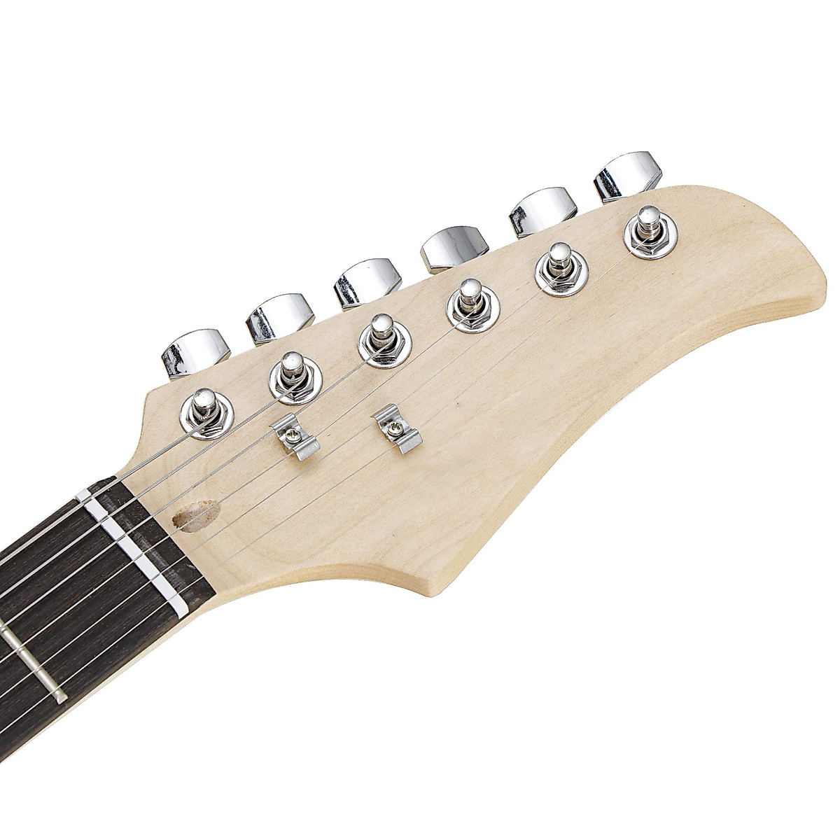 Smartxchoices 39" Full Size Black Electric Guitar with 10W Amp,Gig Bag Case Guitar Strap Package for Beginner Starter (Black)