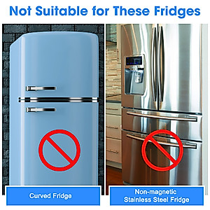 OORAII Magnetic Acrylic Calendar for Fridge Refrigerator Monthly Dry Erase Board w/ 8 Markers & Magnetic Pen Holder, Organic Glass Clear Planning Whiteboard Workout Board Meal Planner Magnetic 16x12''