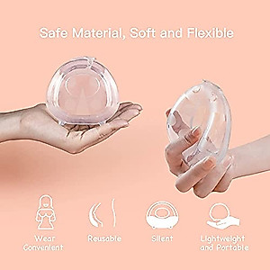 haakaa 100ml Manual Breast Pump with Leakproof Silicone Lid and 75ml Wearable Ladybug Breast Milk Collector Combo for Breastfeeding