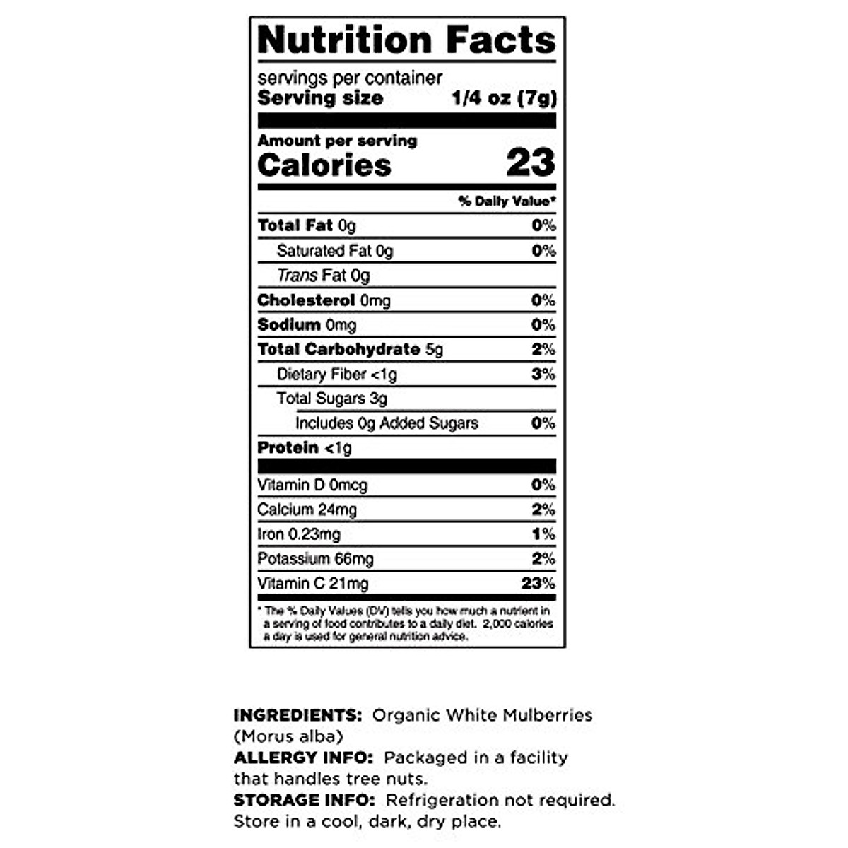 Terrasoul Superfoods Organic Sun-dried White Mulberries, 2 Lbs (Pack of 2), Sweet Superfood Snacking, Smoothie Booster, and Nutrient-Packed Yogurt Topping