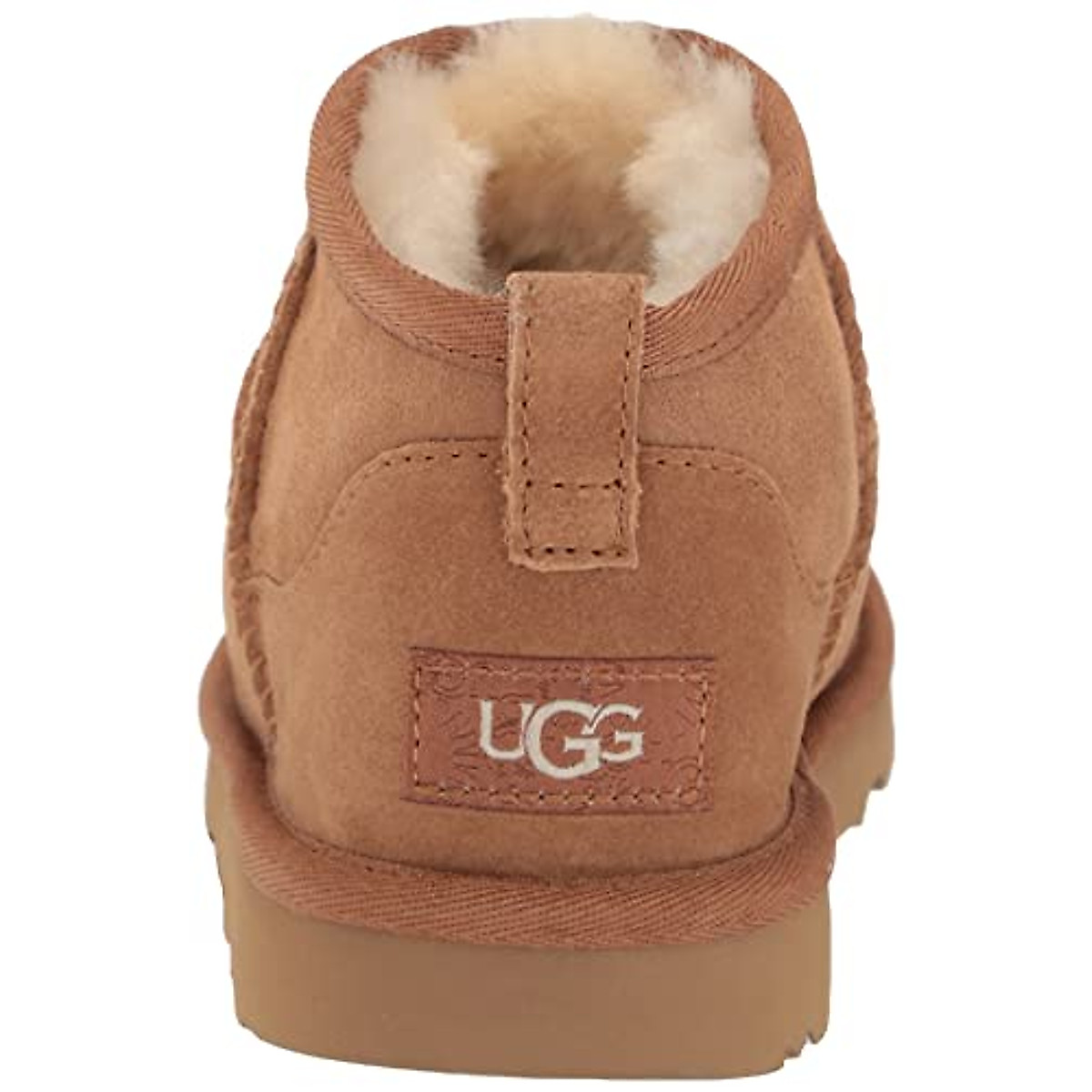 UGG Girls Kids' Classic Ultra Mini Fashion Boot, Chestnut, 5 Big