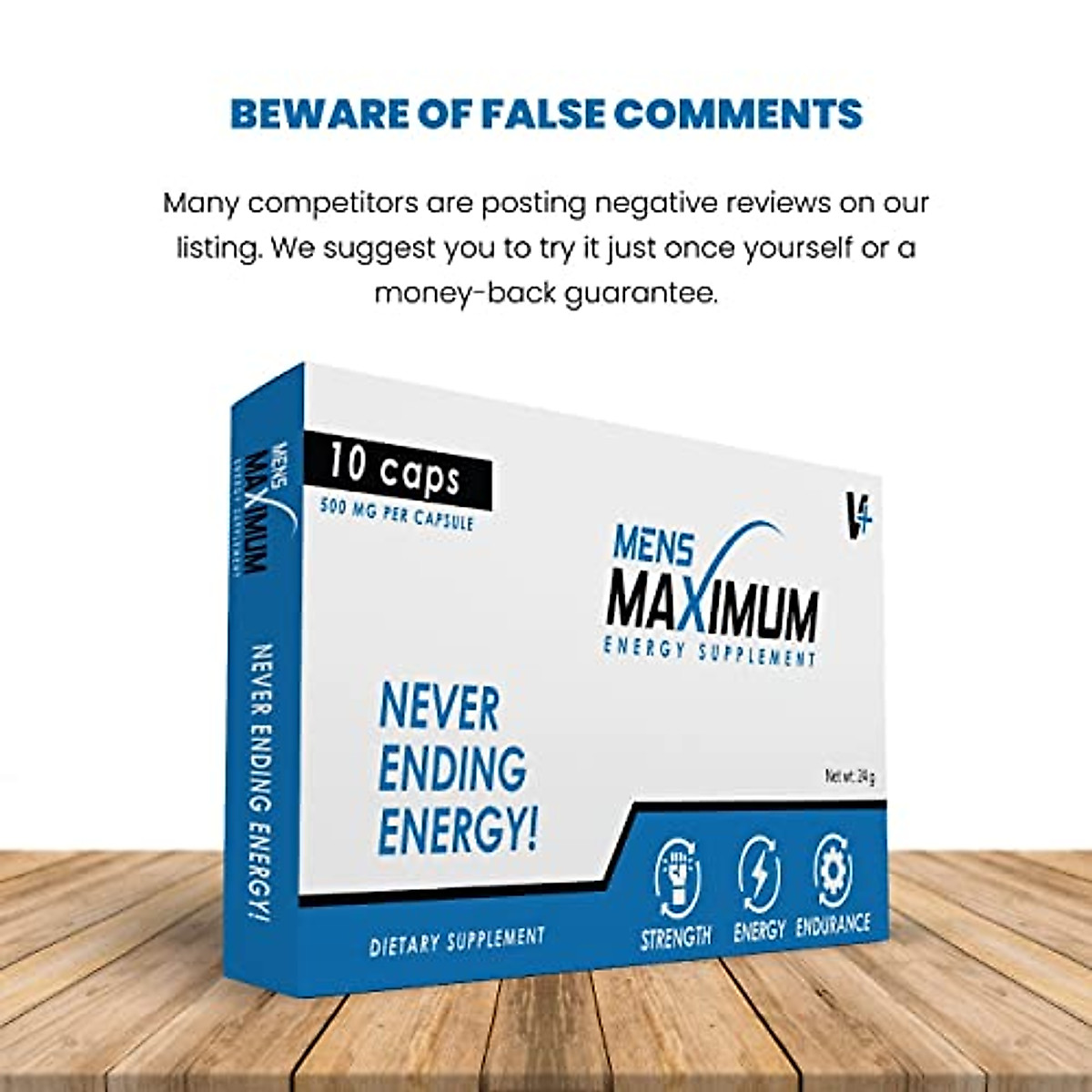 Mens Maximum 10 High Dose Blue Tablets. Strong. Fast. Long - Blue Power from Nature. Developed in co-Working with International Experts. Herbal Active Ingredients.