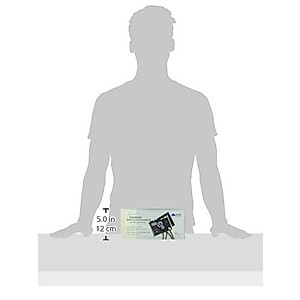 MABIS Aneroid Sphygmomanometer with Blue Nylon Blood Pressure Cuff, Manual, Home or Professional Use, Large Adult, Blue