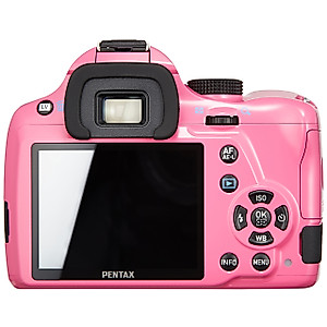 Pentax K-50 16MP Digital SLR Camera Kit with DA L 18-55mm WR f3.5-5.6 and 50-200mm WR Lenses (Pink) - International Version