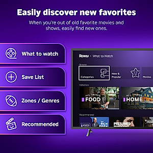 Roku Streaming Stick 4K | Streaming Device 4K/HDR/Dolby Vision with Roku Voice Remote and TV Controls