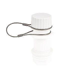 Threaded caps with Stainless tetherDrain Plug Caps for Igloo,Threaded Drain caps for Cooler,Set of 2