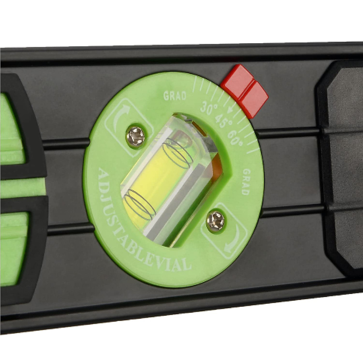 TOOLZILLA 24-inch Torpedo Level Magnetic Box - Professional Degree Measuring Tool, Spirit Level. Torpedo level for your DIY projects or construction sites.