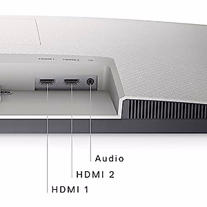 Dell S2721H 27 inchs Monitor, Silver - 27" IPS LED FHD 1920 x 1080 at 75 Hz, 16:9, 300 cd/m², AMD FreeSync, HDMI, Built in Speakers, VESA Certified