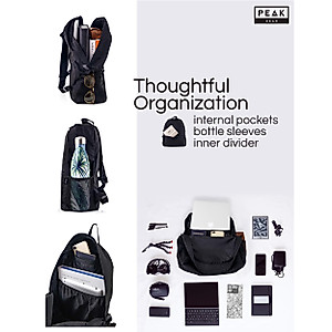 Peak Gear Foldable Backpack - Compact Packable Day Pack - Includes Lifetime Lost & Found ID