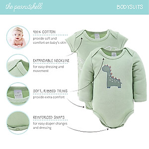 The Peanutshell Baby Layette Gift Set for Baby Boys - 23 Piece New Born Baby Boy Gift Set, Baby Clothes & Newborn Essentials Must Haves - Newborn Baby Boy Clothes 0-3 Months - Dinosaur