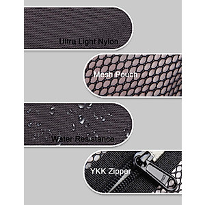 GOX Travel Toiletry Bag Dopp Kit Case for Men Multifunction Packing Organizer Pouch(Black)