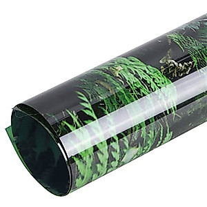 Yuehuam Fish Tank Background PVC 3D Aquarium Rainforest Background Poster Fish Tank Wall Picture Painting Decoration Self Adhesive Sticker for Reptile Box(Various Sizes)