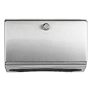 Bobrick Surface-Mounted Paper Towel Dispenser, 10.75 X 4 X 7.13, Stainless Steel