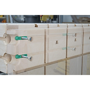 MICROJIG Matchfit DVC-538K2+DV-HK4.5K2-VP Dovetail Clamps (2-Pack) With Matchfit Variety Hardware Pack