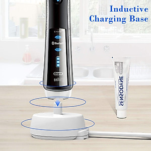 Replacement Charger Base for Braun Oral-b 3757 Electric Toothbrushes, Portable Waterproof Inductive Charger Fits Oral B Genuine Pro and Most
