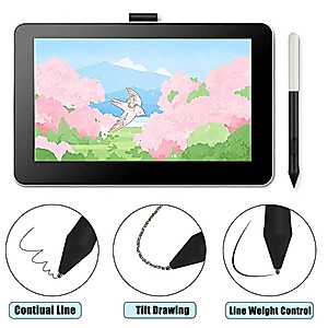 No Worn Out Titanium Alloy Fine Pencil Nibs Compatible with Wacom One Creative Pen, Replacement Hard Refill Tips fits for WACOM ONE DTC133W0A /Galaxy Tab S8 S7 Stylus,2 Pcs
