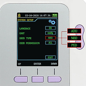 CONTEC Fully Automatic Blood Pressure Monitor Upper Arm Cuff 3 Mode 3 Cuffs Electronic Sphygmomanometer 300 Sets Memory