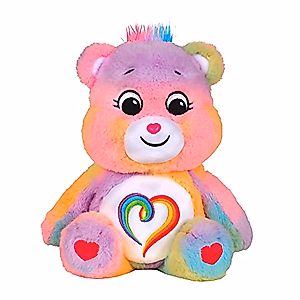 Basic Fun Care Bears | Togetherness Bear 35cm Medium Plush | Collectable Cute Plush Toy, Cuddly Toys for Children, Soft Toys for Girls Boys, Cute Teddies Suitable for Girls and Boys Ages 4 22077