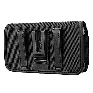 FZXSOGY Universal Horizontal Cell Phone Holster Case with Belt Clip for Mobile Phone - XXL