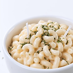 Macaroni Macaroni and Cheese Pasta Bowl Scented Candle Ritual Gift for Your Lovers Friends