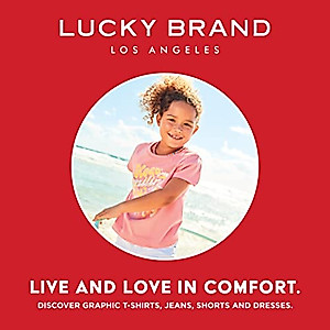 Lucky Brand Girls' Stretch Denim Jeans, Skinny Fit Pants with Zipper Closure & 5 Pockets, Ada Wash, 14