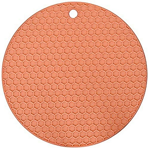 HG HGROPE Resistant Hot Pads Silicone Pot Holder Trivet Mats,Spoon Rest, Jar Opener Garlic Peeler, Pink