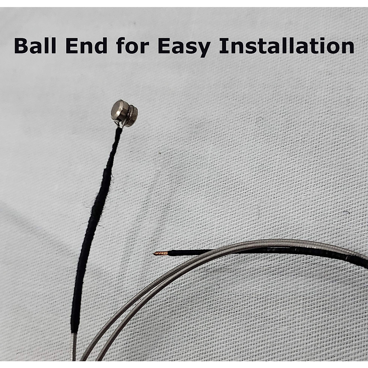 Top Race 4/4 & 3/4 Violin Strings Replacement - Bronze Violin Strings Full Set (G-D-A-E) - Violin String w/Ball Ends - Long-Lasting Silver-Wound Steel Strings - Warm Tone, Flexible - For All Levels