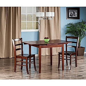 Winsome Pulman Dining, 48.03" W x 29.92" D x 29.29" H, Walnut