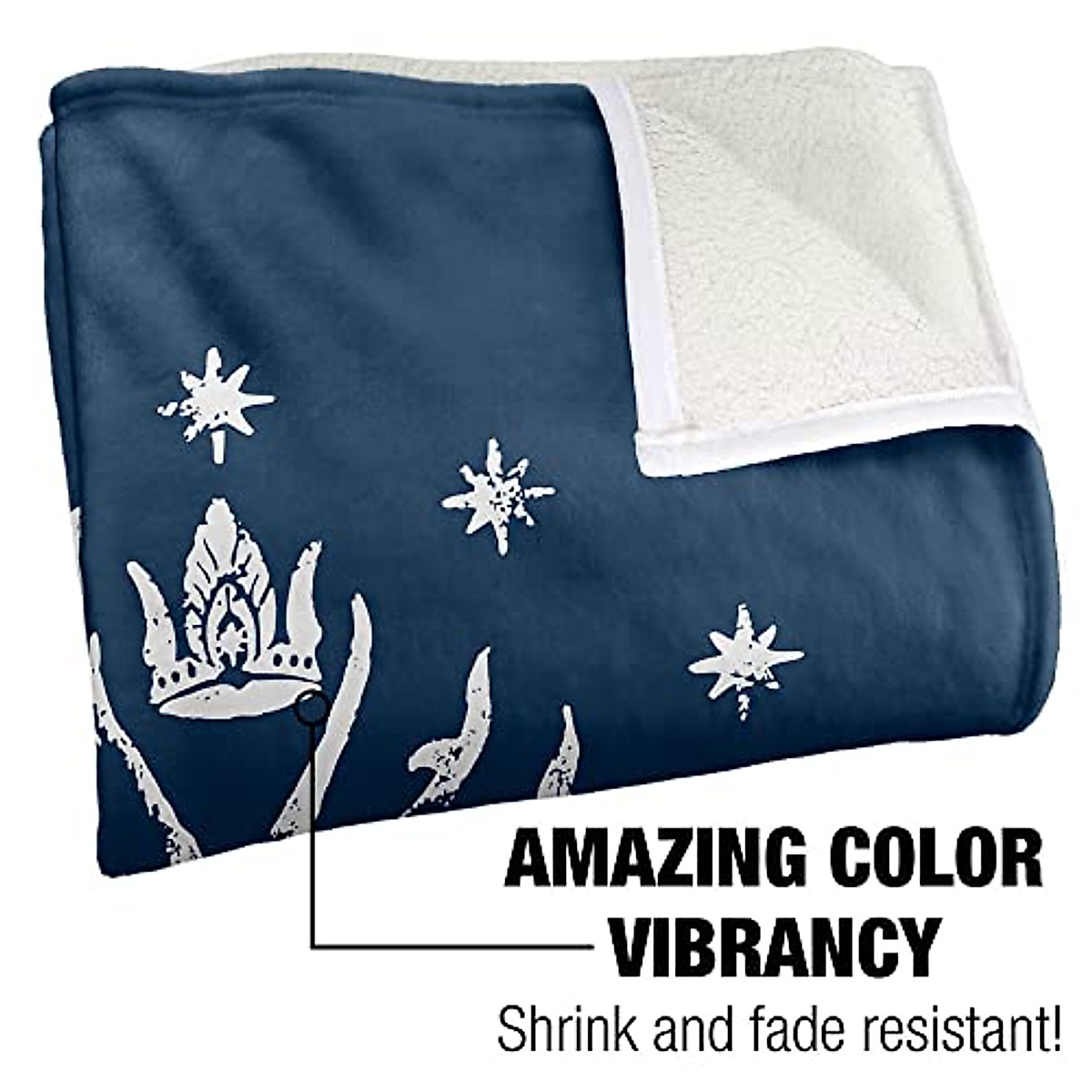 The Lord of The Rings Blanket, 50"x60" Tree of Gondor Silky Touch Sherpa Back Super Soft Throw Blanket