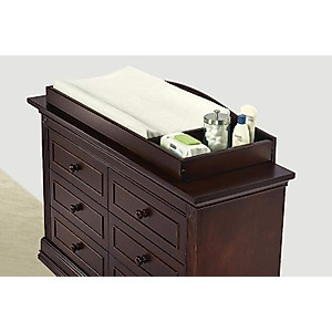 Baby Cache Natural Hardwood Changing Station Table Topper | Montana Collection | Espresso