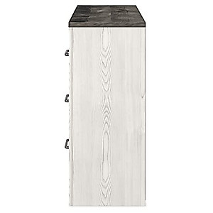 Signature Design by Ashley Gerridan Coastal 6 Drawer Dresser, Two Tone White