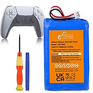Pickle Power PS5 Controller Battery Replacement for Sony Playstation 5 DualSense CFI-ZCT1W Wireless Controller