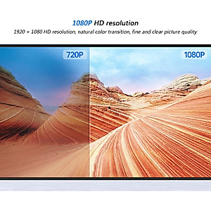 Portable 15.6-inch HD Display Screen Computer/Cell Phone External Expansion Screen, Built-in Dual Speakers