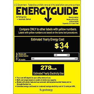 Avallon AFR241SSRH - Compact Refrigerators