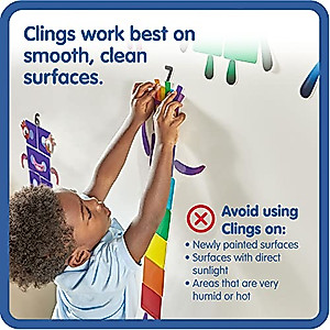 hand2mind Numberblocks Reusable Clings, Numberblocks Characters Decals, Classroom Supplies for Teachers Elementary, Numberblocks Decorations, Removable Decals, Math Gifts for Teachers