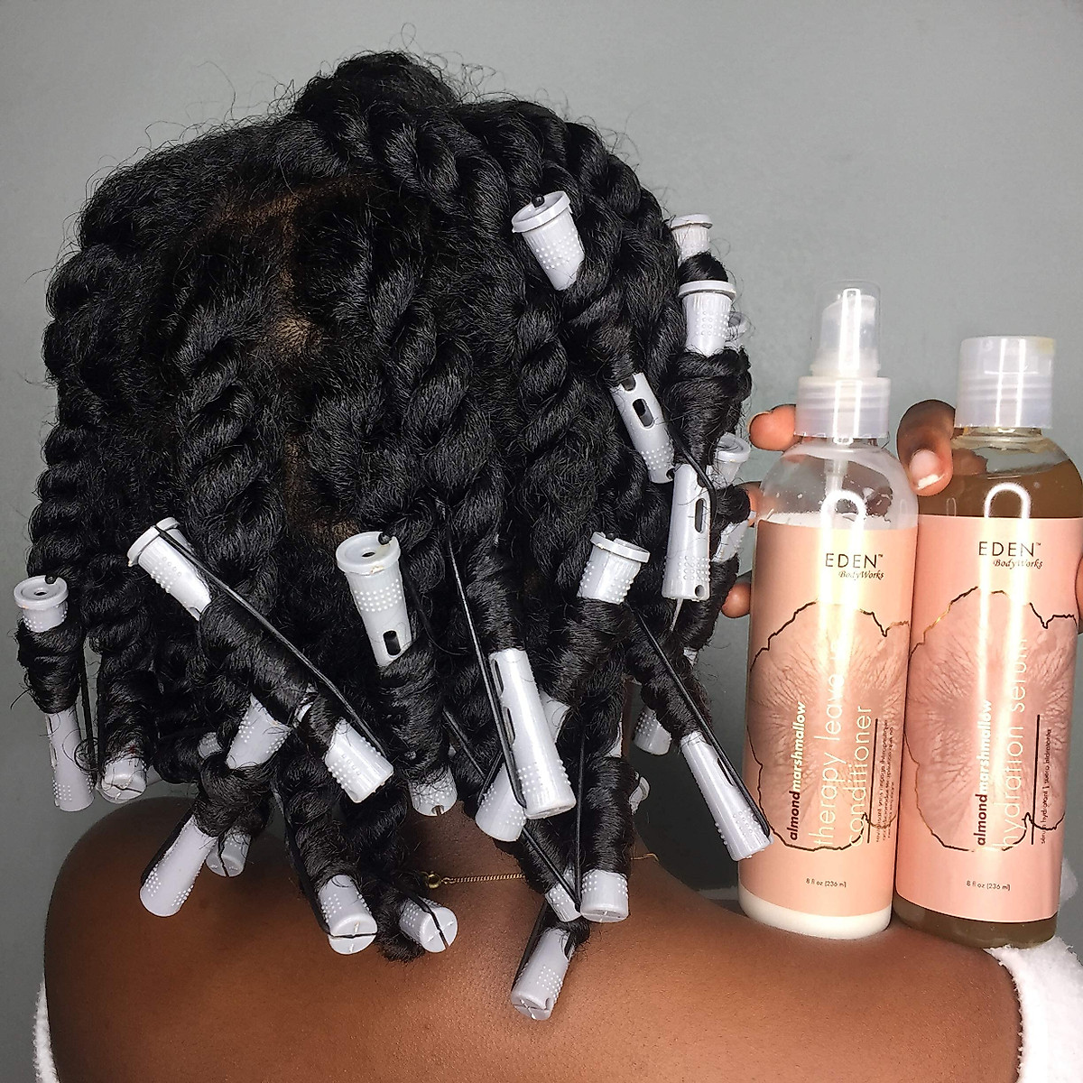 EDEN BodyWorks Almond Marshmallow Hydration Serum | 8 oz | Define Curls, Protect, Add Shine & Smooth Hair