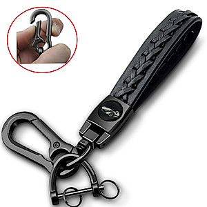 Kirsnda Compatible with Toyota key fob cover,case with keychain,Soft TPU 360 Degree Protection Key Case for Camry RAV4 Highlander Avalon C-HR Prius Corolla GT86 Smart Key,Black