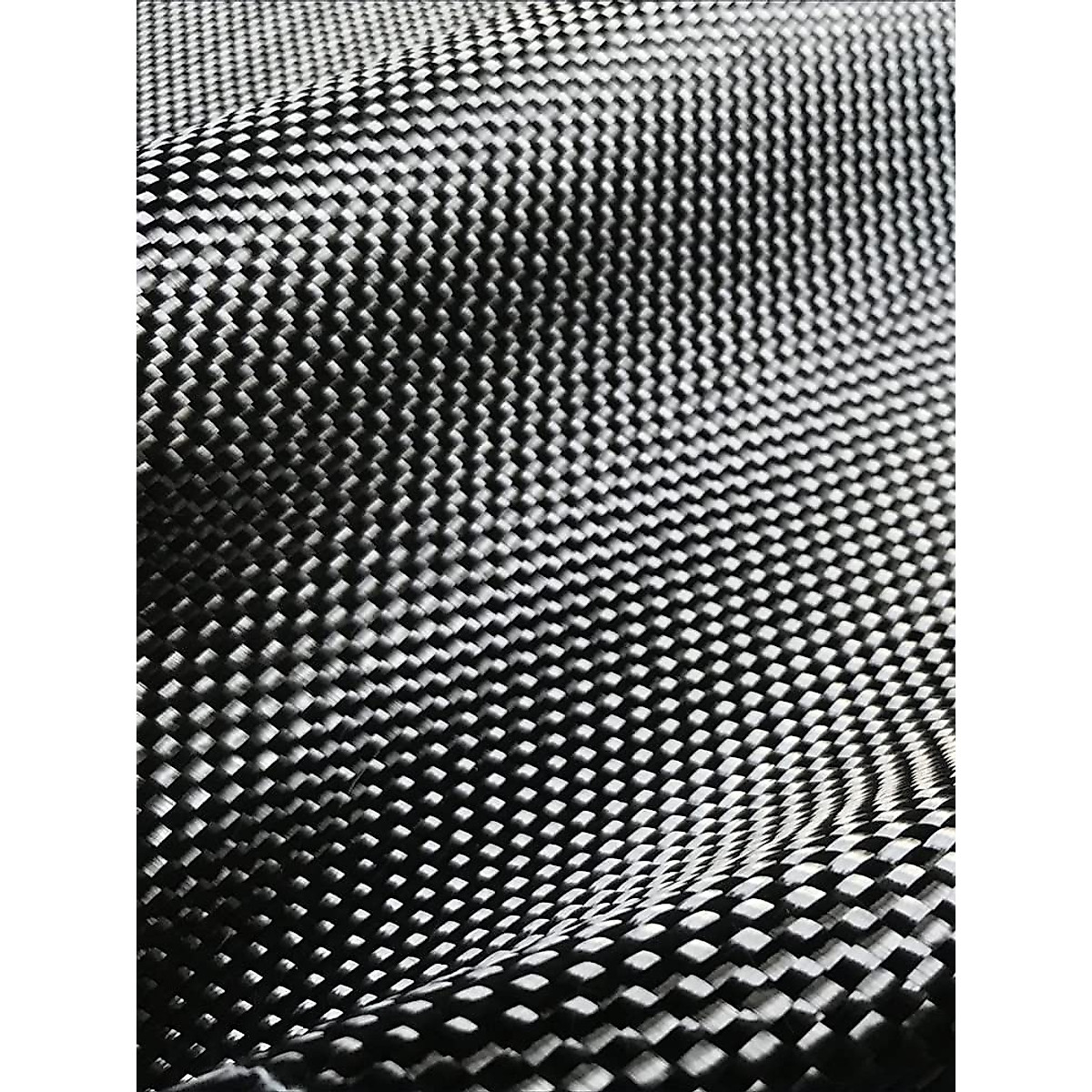 1Pc 50cm Width X 1m Long Carbon Fiber Cloth 3K 200/240gsm Twill Plain 12K Fabric Honeycomb Hybrid Carbon Kevlar Fabric Chopped Yarn (Color : 200gsm Plain)