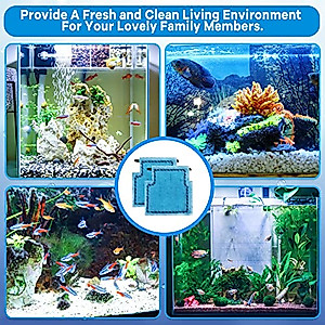 xbbwmrs 9 PCS Aquarium Filter Cartridge for Aqua-Tech EZ-Change #1 Fish Tank Filter Cartridge Fits Aqua-Teach 5-15 Power Filter