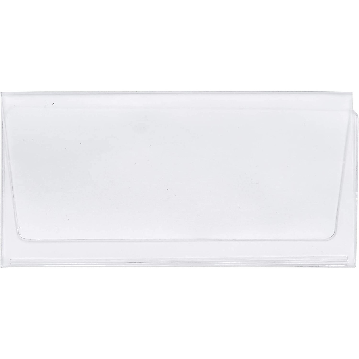 Set of 5 Heavy Duty Vinyl Checkbook Protector/Divider Trifold Wallet Inserts Made in USA