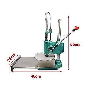 Pastry Manual Press Machine, 9.5in Heavy Duty Stainless Steel Pizza Dough Pastry Manual Press Machine USA STOCK