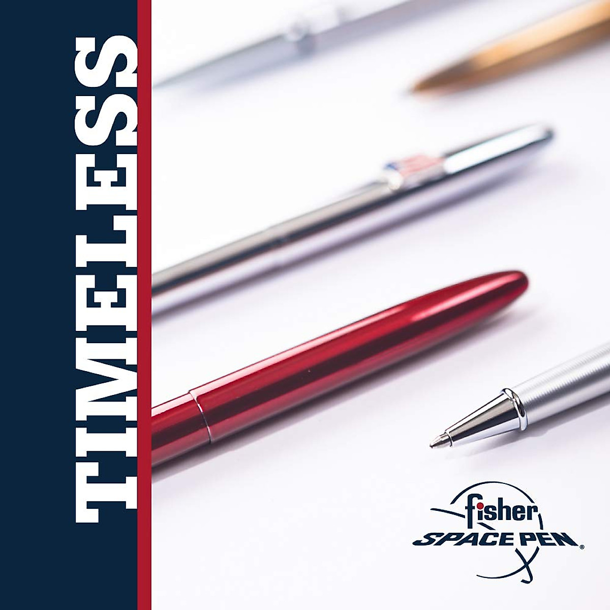 Fisher Space Pen Matte Black Bullet Space Pen with Clip