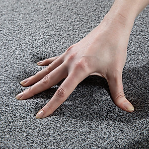 SweeMate 4 Inch Memory Foam Mattress Topper - Body Cooling - Breathable - Removable Cover - CertiPUR-US Certified - Twin/Full/Queen (Twin), Gray