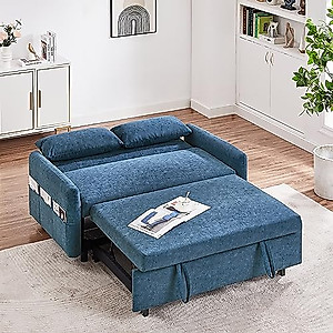 FANYE Blue Microfiber with USB Ports, 55.1"