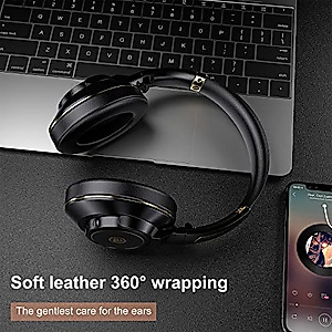 Replacement Ear Pads for Solo 2 & 3 Wireless On-Ear Headphones, PChero 2 Pairs Protein Leather Earpads Memory Foam Cushion Covers Compatible with Beats Solo2/Solo3 A1796/B0534 Headphone (Black)