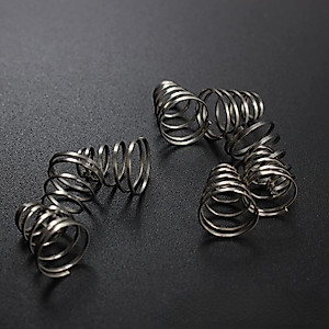 MOONDKIST 20Pcs Quick Release Bike Wheel Skewer Spring, Quick Release Skewer Stainless Steel Springs for Fixed Gear Road Bike Modified Parts